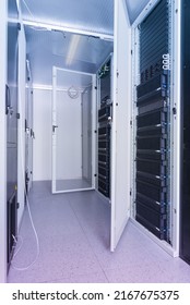 Data Center Row Server Racks Stock Photo 2167675375 | Shutterstock