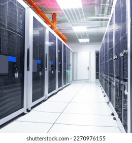 Indoor Photo Realistic Data Center Tall AI-generated image 2366537687 ...