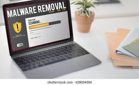 Data File Protection Firewall Malware Removal Stock Photo 428034304 ...