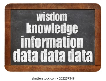 Data Information Knowledge Wisdom Dikw Pyramid Stock Photo 202257349 ...