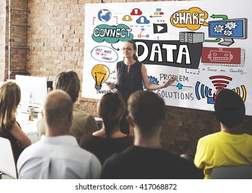 Data Information Network System Drawing Concept Stock Photo 417068872 ...