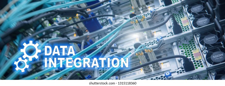 Data Integration Information Technology Concept On Stock Photo ...