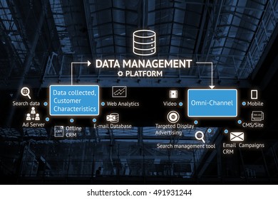 Data Management Platform Dmp Concept Infographic Stock Photo 491931244 ...