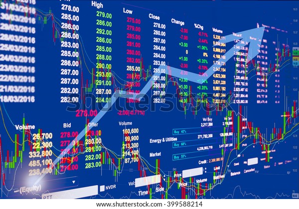 Data On Live Computer Screen Display Stock Photo (Edit Now) 399588214