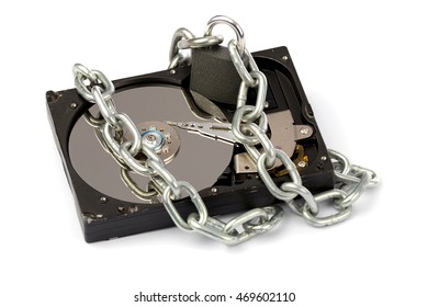 Closeup Computer Hard Disk Locked Stock Photo 114695569 | Shutterstock