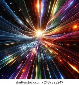 Data Streams Merging AI-generated image 2439823329 | Shutterstock
