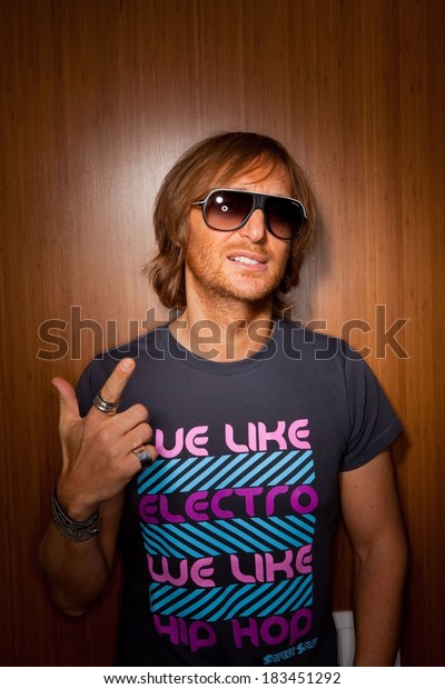 David Guetta Posing Portrait Exclusive Portraits Stock Photo 183451292 ...