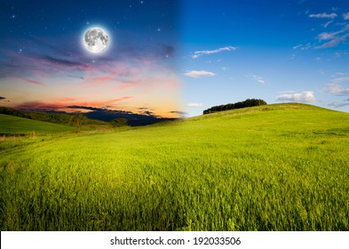 192,292 Day and night landscape Images, Stock Photos & Vectors ...