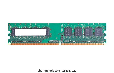Chipset Close Isolated Microelectronic Ddr Chip Stock Photo (Edit Now ...