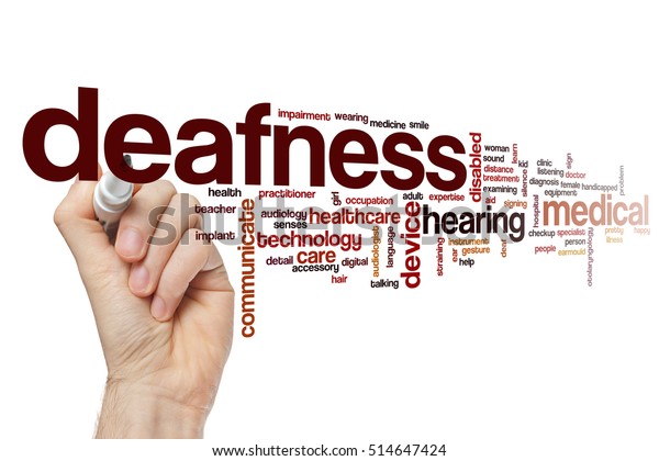 Deafness Word Cloud Concept Stock Photo 514647424 | Shutterstock