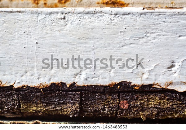 Decayed Wood Window Frame Close Macro Stock Photo 1463488553 | Shutterstock