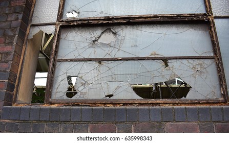 Decaying Building Smashed Window Stock Photo (Edit Now) 635998343