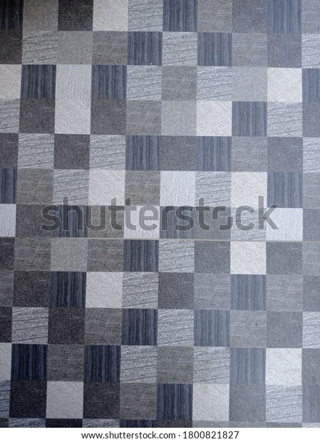 Decorations Textures Checkered Patterns Make Walls Stock Photo ...