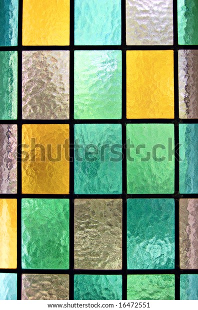 Decorative Window Various Colored Rectangles Stock Photo (Edit Now ...
