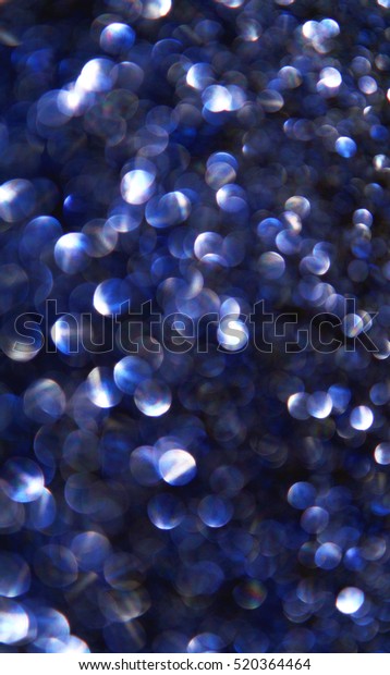 Deep Blue Spangled Glitter Background Defocused ภาพสต็อก 520364464 ...