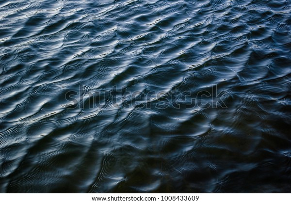 Deep Dark Blue River Surface Texture Stock Photo 1008433609 | Shutterstock