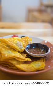 Deep Fried Crispy Dumpling Strips Spicy Stock Photo 644965060 ...
