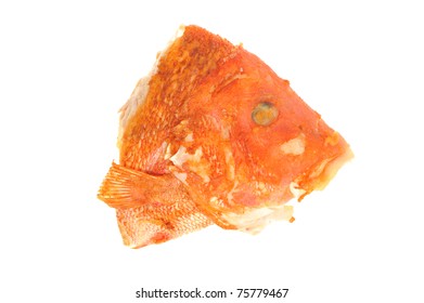 Deep Fried Fish Head Isolated On Stock Photo 75779467 | Shutterstock