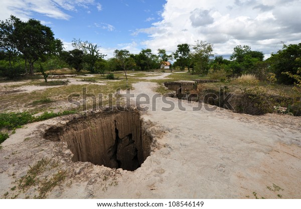 Deep Hole Ground Stock Photo (Edit Now) 108546149