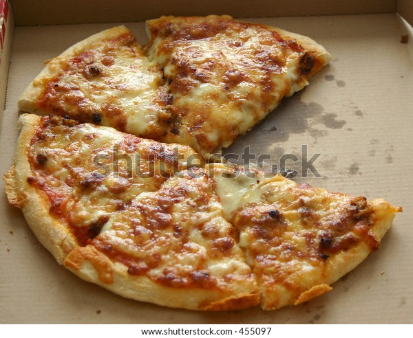 Deeppan Pizza Slice Missing Stock Photo 455097 | Shutterstock
