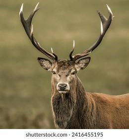 Deer Split Horns Enlarging On Head AI-generated image 2416699697 ...