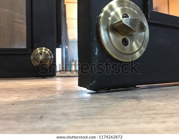 Defect Door Lock Installation Latch Hits Stock Photo 1174262872 ...