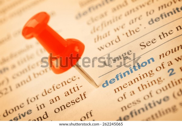Definition Stock Photo 262245065 | Shutterstock