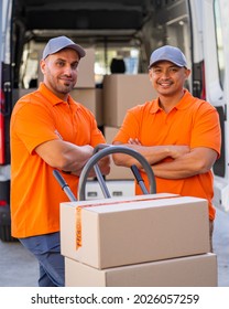 Delivery Driver Loading Boxes Van Stock Photo 2026057259 | Shutterstock