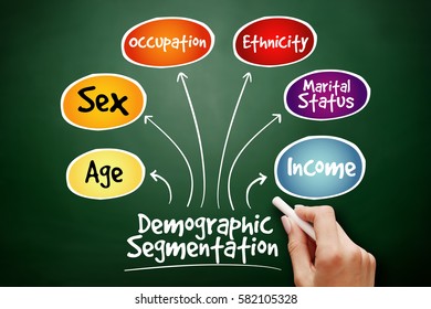 Demographic Segmentation Mind Map Flowchart Social 스톡 사진 582105328 ...
