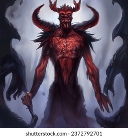 Major Demon Beelzebub Being Capable Flying AI-generated image ...