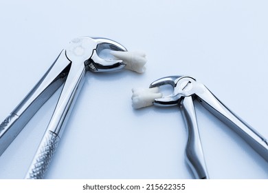 Dentist Wisdom Tooth Forceps Instruments Stock Photo 215622355 ...
