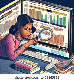 Depict Concept Visual Misrepresentation Data Science AI-generated image ...