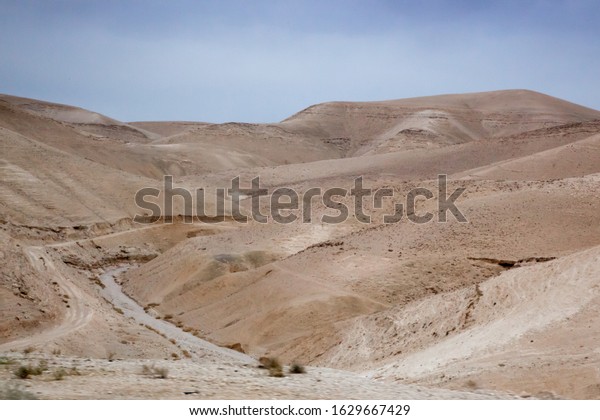 Desert Between Jerusalem Jericho Stock Photo 1629667429 | Shutterstock