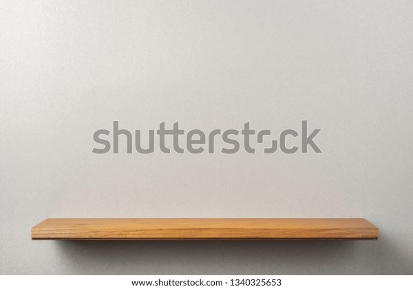 Design Concept Front View Empty Bookshelf Stock Photo 1340325653 ...