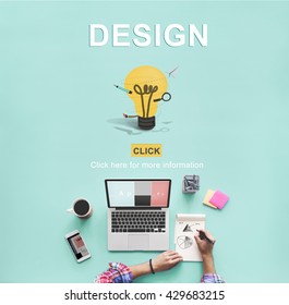 Design Creative Draft Drawing Ideas Object Stock Photo 429683215 ...