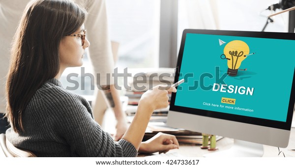 Design Creative Draft Drawing Ideas Object Stock Photo 424733617 ...