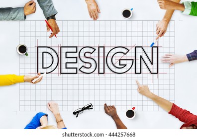 Ideas Creative Design Draft Graphic Concept Stock Photo 427150045 ...