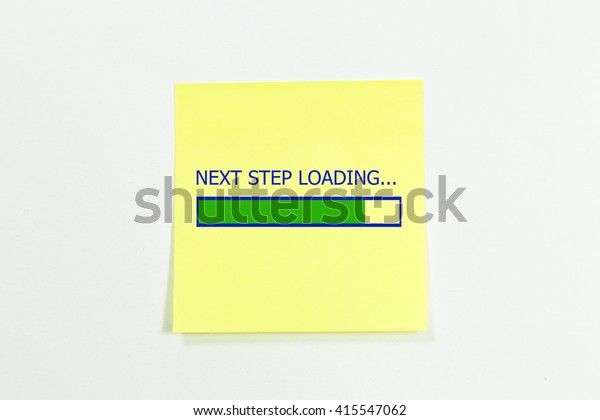 Design Progress Bar Next Step Loading Stock Photo 415547062 | Shutterstock