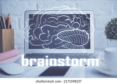 Desktop Computer Background Office Start Theme Stock Photo 2171598237 ...