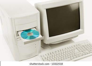 Desktop Computer Cdrom Drive Close Shot Stock Photo 13322518 | Shutterstock
