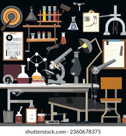 3 Images 1 Scientists Laboratory 2 AI-generated image 2509740459 ...