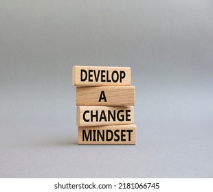Develop Change Mindset Symbol Concept Words Stock Photo 2181066745 ...