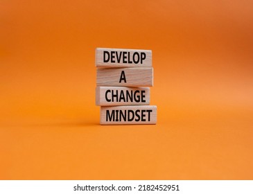 Develop Change Mindset Symbol Concept Words Stock Photo 2182452951 ...