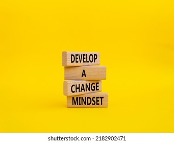 Develop Change Mindset Symbol Concept Words Stock Photo 2182902471 ...