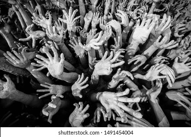 Devil Hand Art Hell Black White Stock Photo 1491454004 | Shutterstock