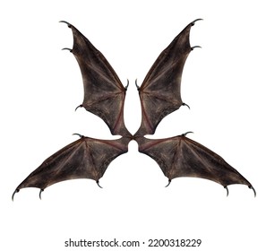 Devil Wings Isolated On White Stock Photo 2200318229 | Shutterstock