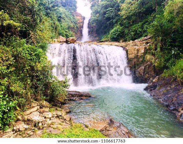Devon Fallslargest Sri Lankan Waterfall Best Stock Photo 1106617763 ...