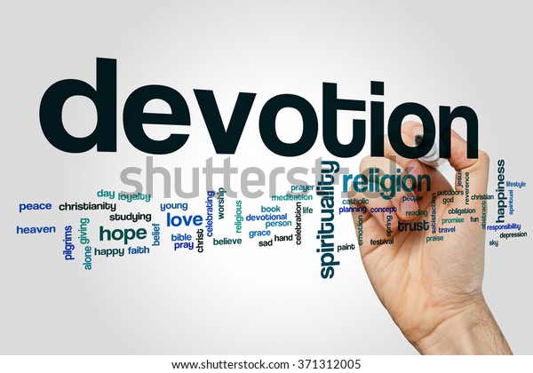 Devotion Word Cloud Stock Photo 371312005 | Shutterstock