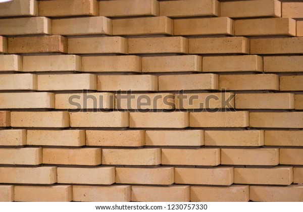 Diagonal Brick Tile Wall Texture Background Stock Photo 1230757330 ...