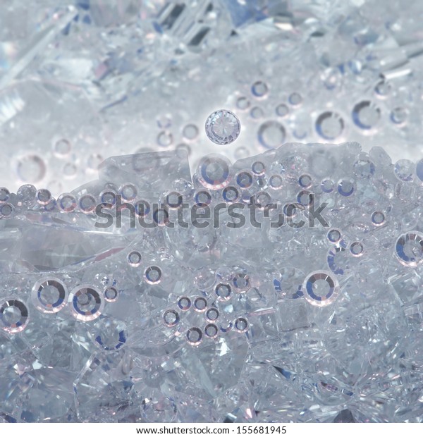 Diamond Background Texture Various Cut Shapes Stock Photo 155681945 ...